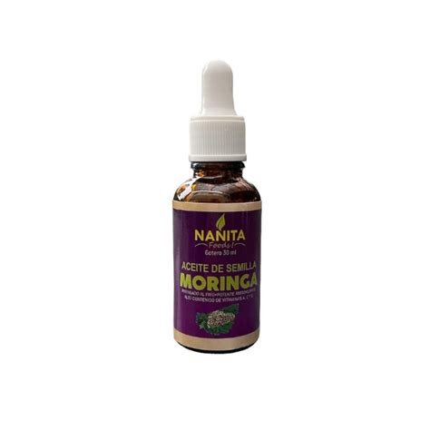 Aceite De Semilla De Moringa X 10 Ml Nanita Inka Comex