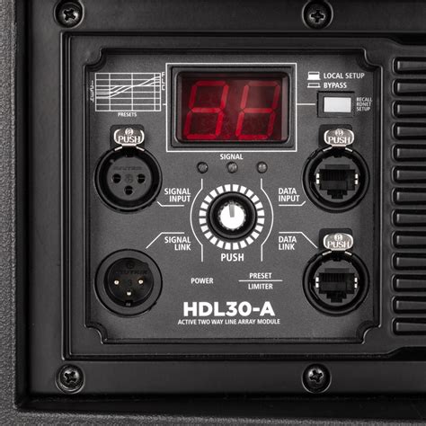 rcf hdl 30 a active two way line array module 2200 watts