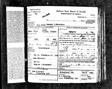 Amanda Louise Haverkos 1892 1921 Find A Grave Memorial