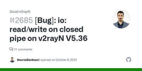 [bug] io read write on closed pipe on v2rayn v5 36 · issue 2685