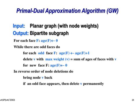 Ppt New Graph Bipartizations For Double Exposure Bright Field Alternating Phase Shift Mask