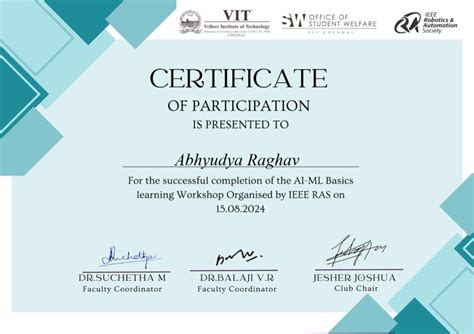 Ai Machinelearning Ieee Vitchennai Aiworkshop Datascience Learningjourney Abhyudyaraghav