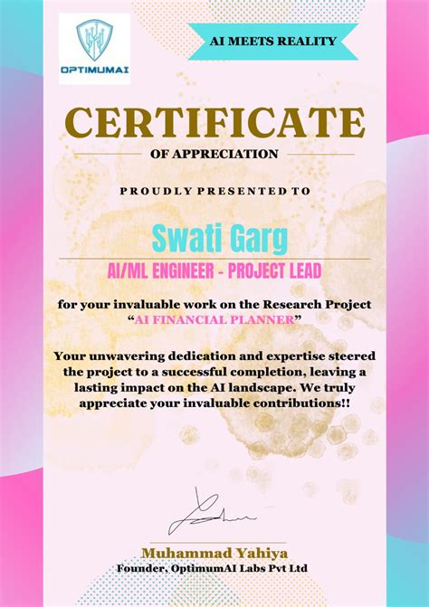 Ai Financialplanning Machinelearning Teamwork Innovation Swati Garg