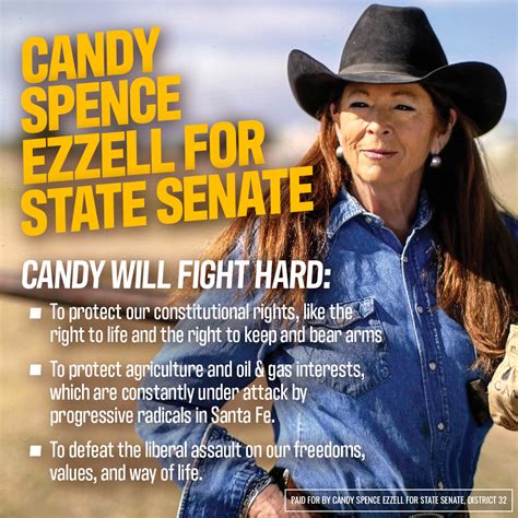 Candy Ezzell Is Candy Spence Ezzell For State Senate