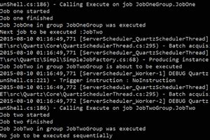 Running Jobs Sequentially Using Quartz Net With The Help Of Job Listeners Scheduler Plugins