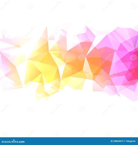Geometric Abstract Low Poly Background Stock Vector Illustration Of Eps10 Multicolored 38860819