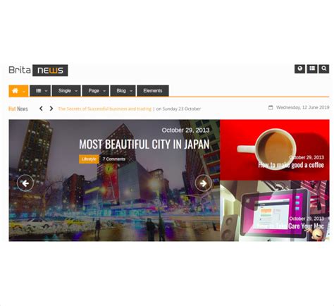 16 News Html 5 Themes And Templates