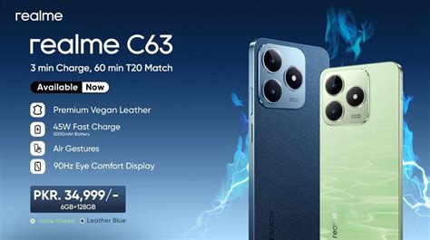 The Realme C Now Available In Pakistan Premium Leather Back And Lightning Fast Charging At An