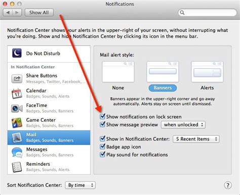 How To Disable Notifications On The Lock Screen In Os X Mavericks