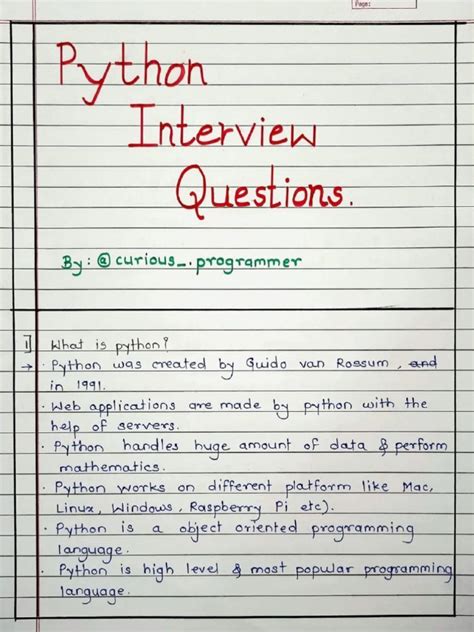 interview questions and answers pdf