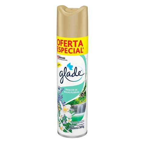 Purificador Ar Glade Aerosol Frescor De Aguas Florais 360ml Oferta Especial Odorizador E