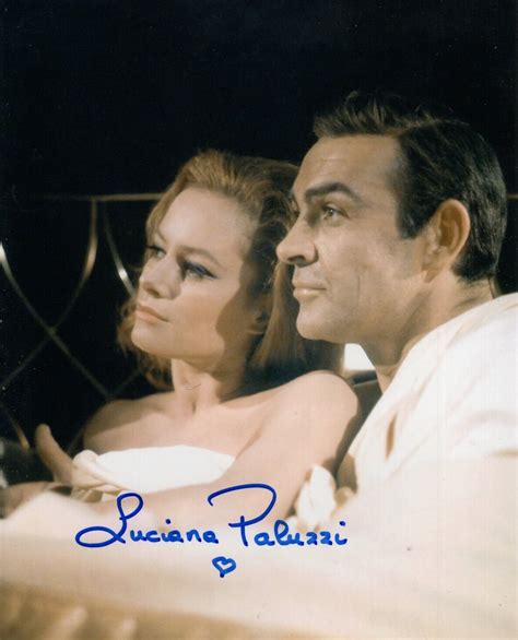 Luciana Paluzzi Signed 007 Bond Movie Thunderball Photo 10x8