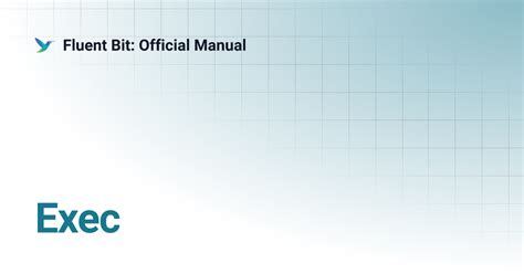 Exec Fluent Bit Official Manual