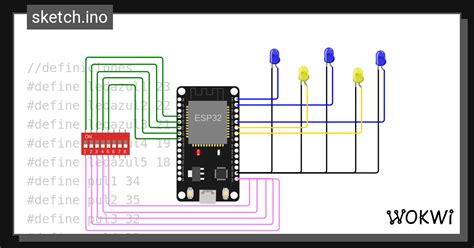 Leds Sec Wokwi Esp32 Stm32 Arduino Simulator