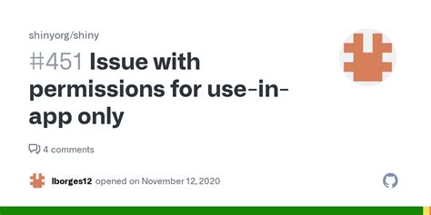 Issue With Permissions For Use In App Only Issue 451 Shinyorg Shiny GitHub