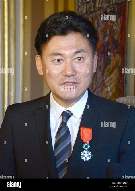 Paris France Photo Shows Hiroshi Mikitani President Of Japanese Online Shopping Mall