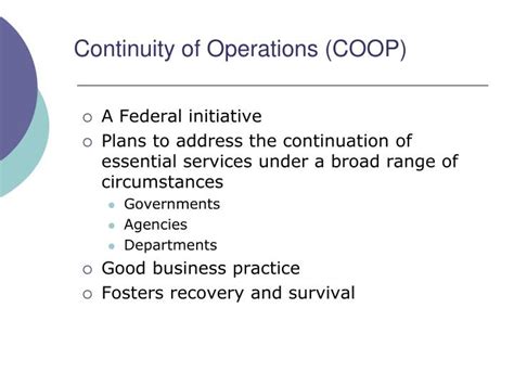 Ppt Emergency Response And Continuity Of Operations Planning Powerpoint