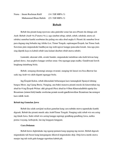 Rebab B Jawa Pdf