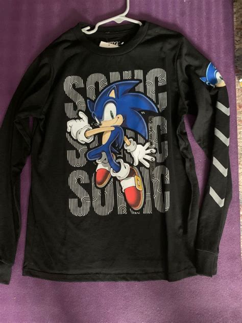 Long Sleeve Sonic Shirt Nerd Outfits Cool T Shirts Shirts