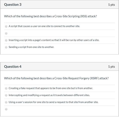 solved question 3 1 pts which of the following best
