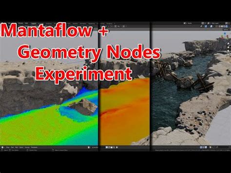 River Flow Map Generation Experiment Mantaflow Geometry Nodes UPBGE UE4 GODOT3 YouTube