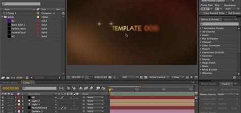 how to create a title sequence in adobe after effects after effects