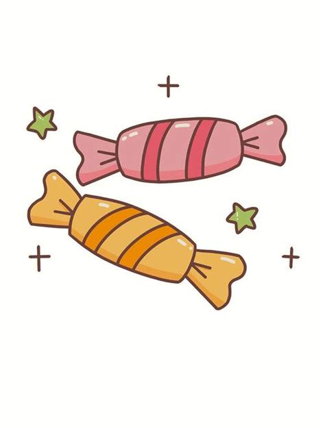 糖果怎么画简单又可爱 糖果怎么画简单又可爱图片 苗苗知道