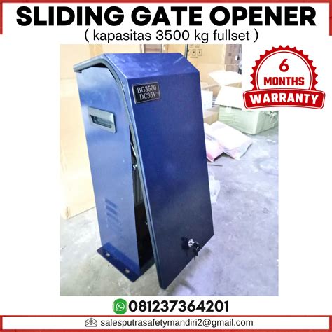 Mesin Gerbang Otomatis Sliding Gate Dc 3500 Kg