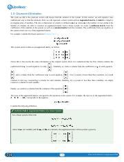 Gaussian Elimination Pdf Gaussian Elimination The Work We Did In The Previous