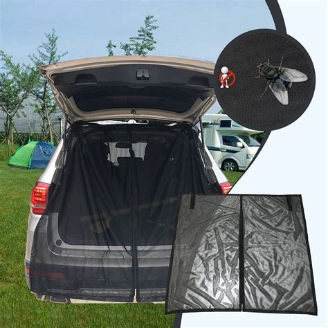 Hengsof Car Tailgate Mesh Screen Breathable Mesh Net For Car Tailgate For Uv Sun Protection