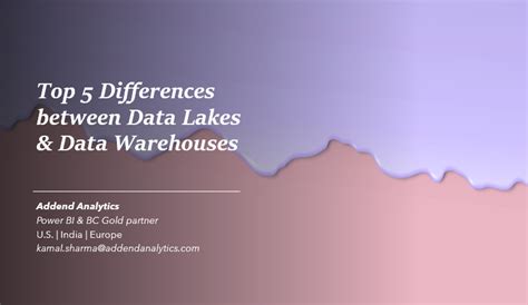 Top Differences Between Data Lakes Data Warehouses