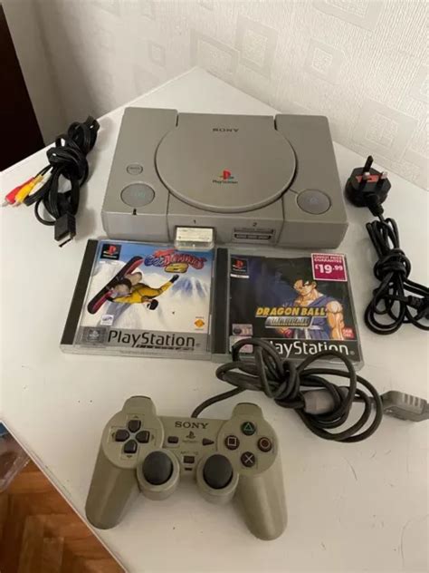 SONY PLAYSTATION 1 PS1 Console PAL SCPH 7502 Bundle 4 Dragon Ball Z Game 40 00 PicClick UK