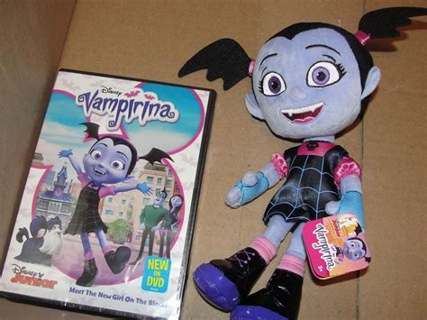 Vampirina Disney Jr Plush And Dvd Lot New Vhtf Lot 1893109221