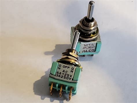 Alco Mta 206p Dpdt On Off On Lug Toggle Switch For Sale Online Ebay