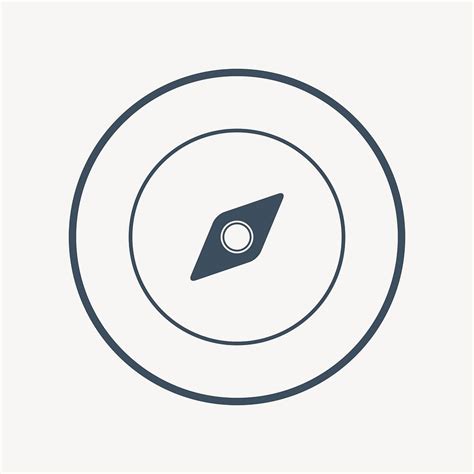 Green Travel Compass Icon Vector Free Vector Rawpixel