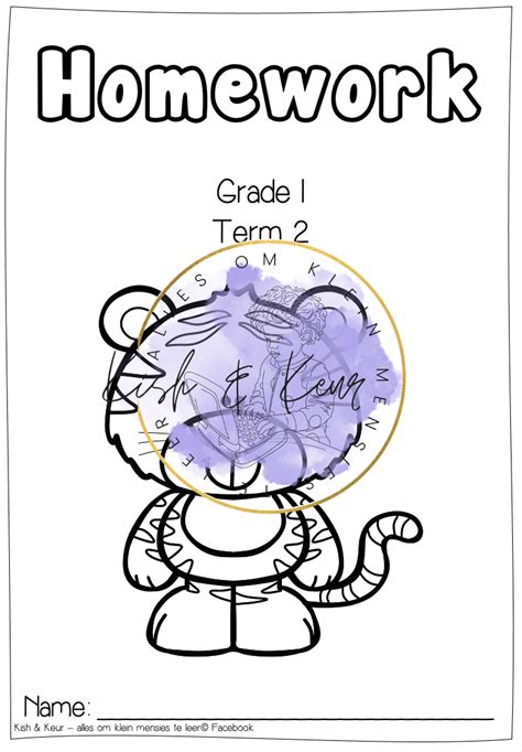 Homework Booklet Grade 1 Term 2 2024 Kish En Keur