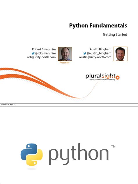Python Fundamentals Getting Started Pdf Boolean Data Type Software Development