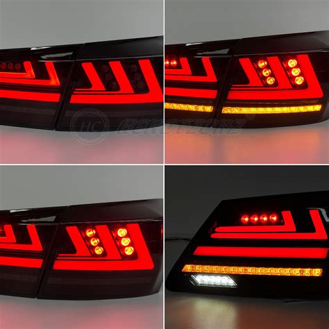 Led Tail Lights For Lexus Es350 Es 350 2007 2012 Smoked Rear Lamps