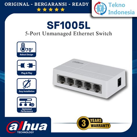 Dahua Pfs3005 5et L 5 Port Desktop Fast Ethernet Switch Hub Dahua Cctv