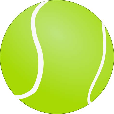 Tennis Ball Clipart Vector At Jeffrey Gavin Blog