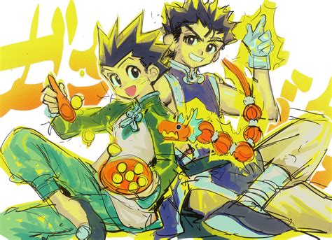 Gon Freecss And Ging Freecss Hunter X Hunter Drawn By Qq3228511914