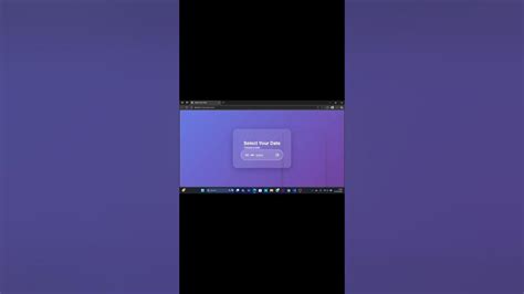 calendar using html css 🔥 shorts coding html5 css3 youtube