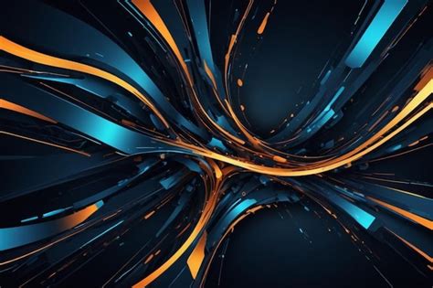 Abstract Wireframe Background Premium Ai Generated Image