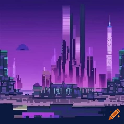 Pixel Art City 2d