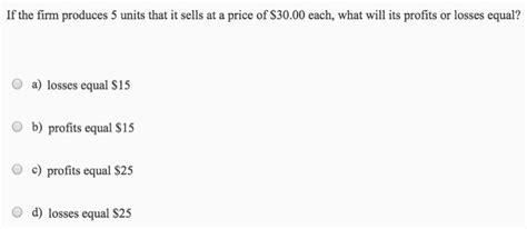 Solved Quantity Variable Fixed Average Variable Average
