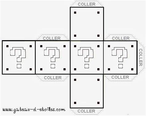 Super Mario Birthday Party Super Mario Question Block Template