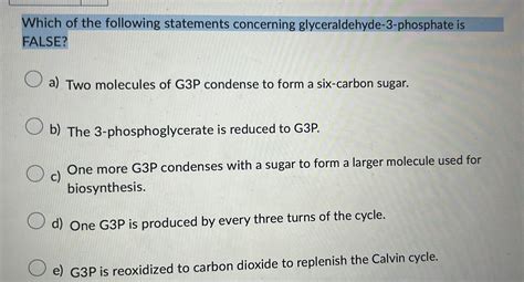[answered] Which Of The Following Statements Concerning Glyceraldehyde Kunduz