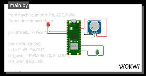 ADC And PWM Wokwi ESP STM Arduino Simulator