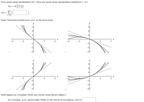 Solved Find A Power Series Representation For F Give Your