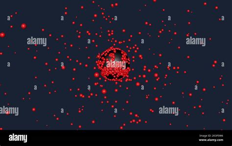 Imploding Spheres Falling To Center Of Screen Exploding Spheres Moving